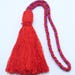 Red Tassels, Rope Tassels, Red Tassel, Cotton Tassels, Tassel With Rope ...