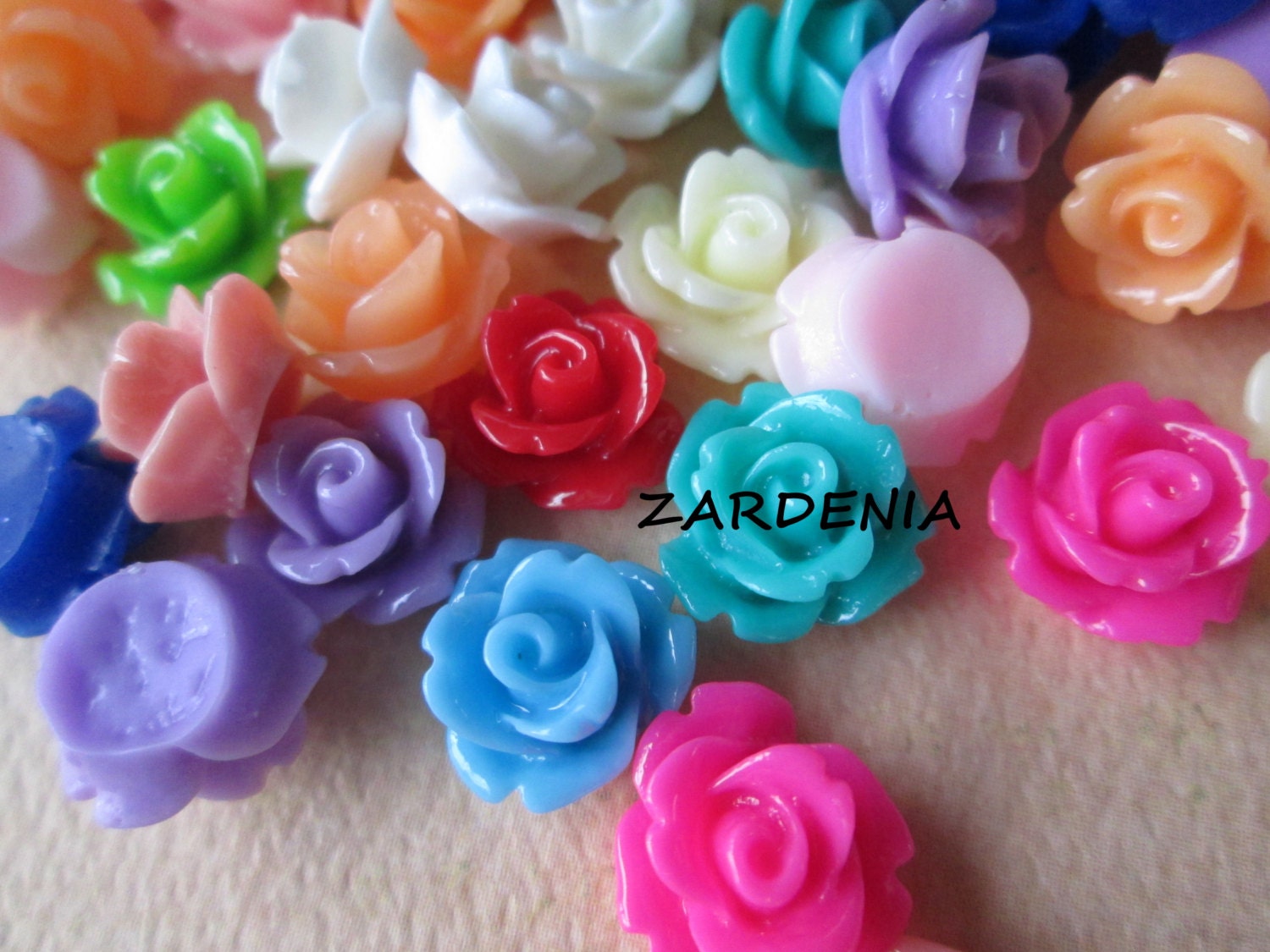 Mini Roses 10mm Mini Roses 300 Pieces Random Color Mix | Etsy