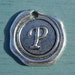 P Charm, Initial P Charm, Initial Charm, Initial Pendant, P Pendant ...