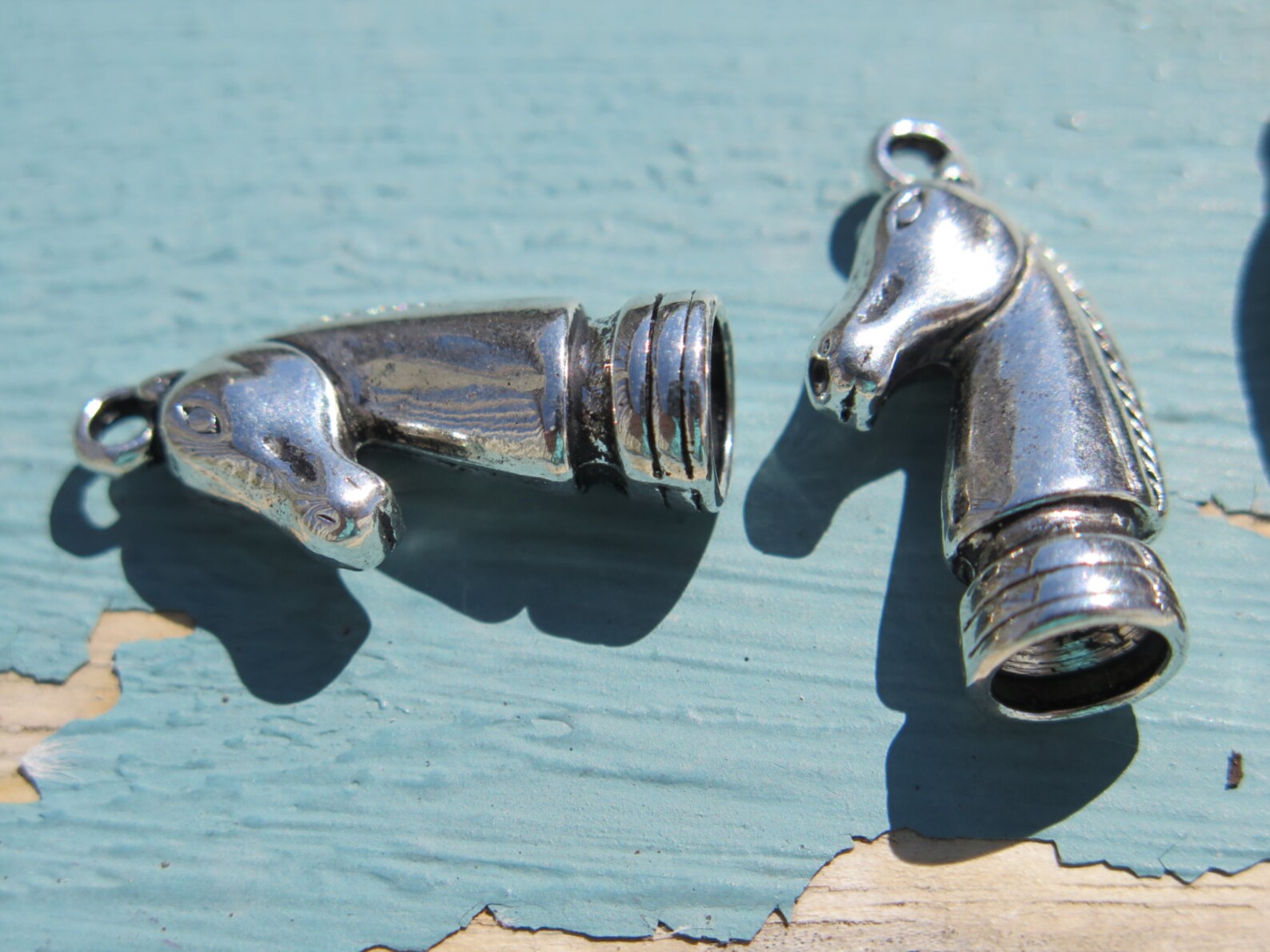 Chess Charms Horse Charms Horse Beads Chess Beads Silver | Etsy