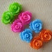 Small Roses, Mini Roses, Resin Flowers, 8pcs Mini Rose Flower Cabochons ...