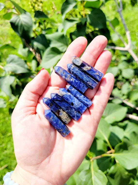 Lapis Points Crystal Points Crystal Grid Point - Etsy