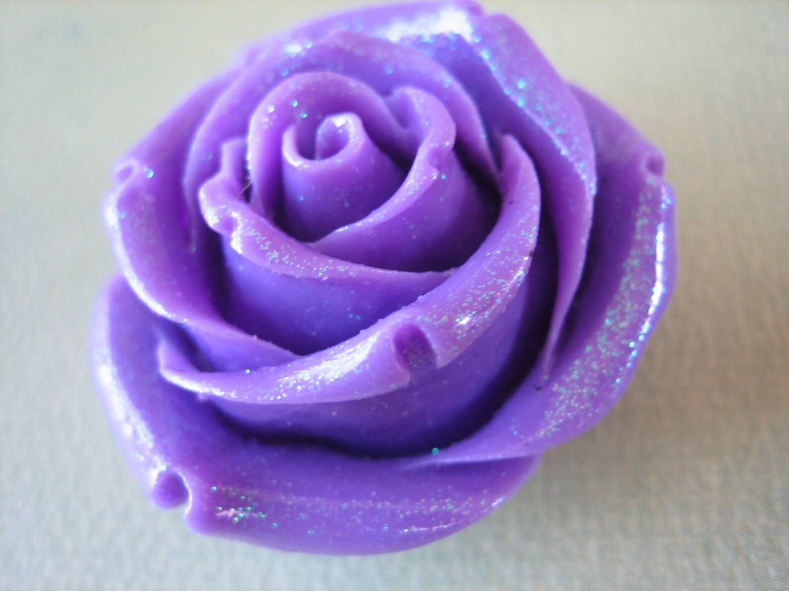 Purple Roses 35mm Purple Glitter Rose Cabochons 2pcs Large - Etsy