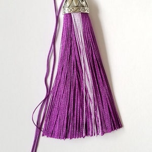 Purple Tassel, Long Purple Tassel, Dark and Light Purple Tassel, Tassel ...