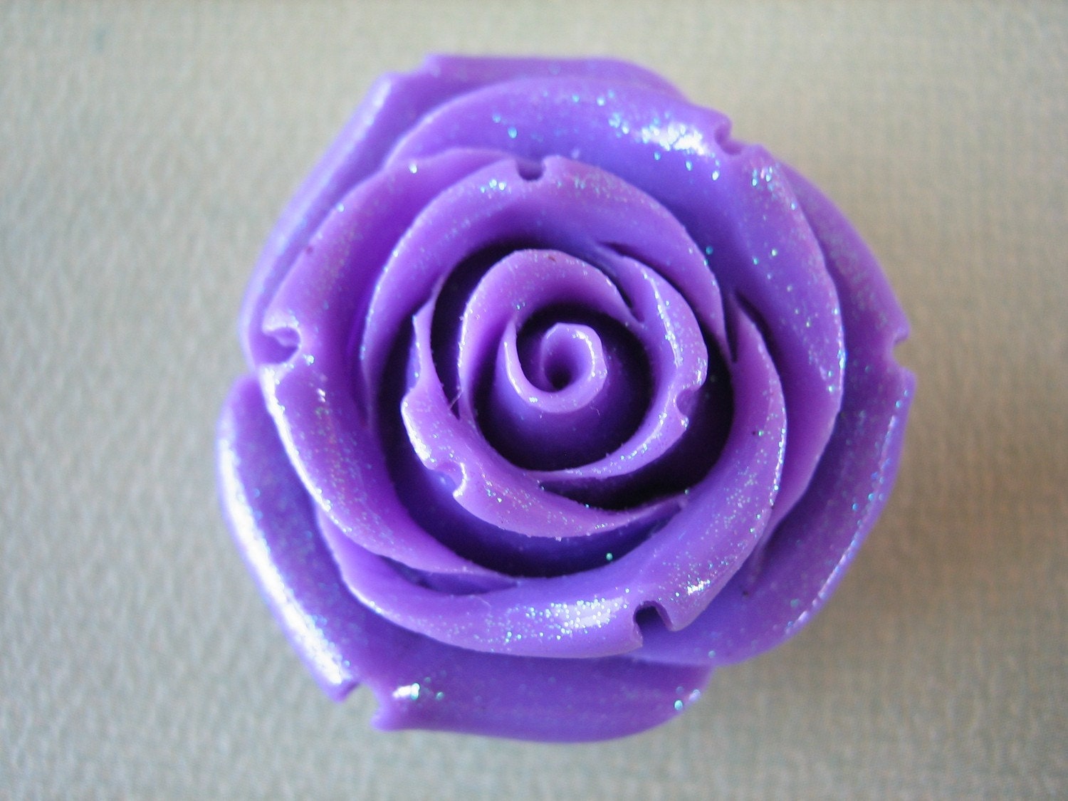 Purple Roses 35mm Purple Glitter Rose Cabochons 2pcs Large - Etsy