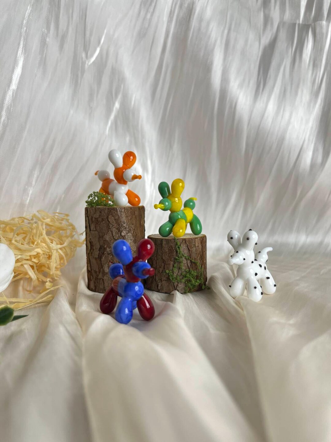 Handmade Glass Mini Dogs Fused Glass Gifts Miniature Figurine - Etsy