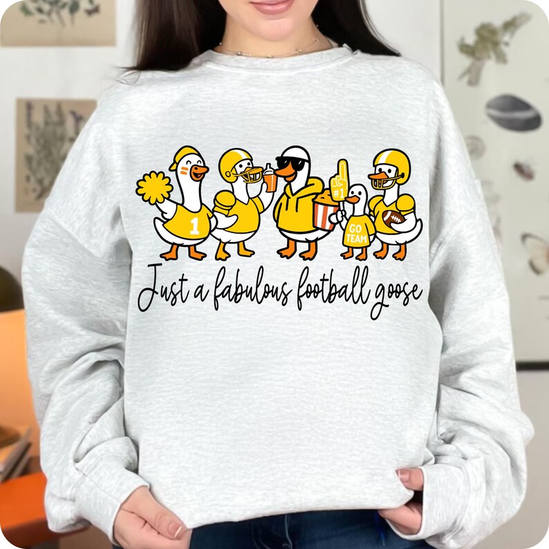 Football Goose PNG Bundle, Funny Game Day Sublimation, Touchdown Goose ...
