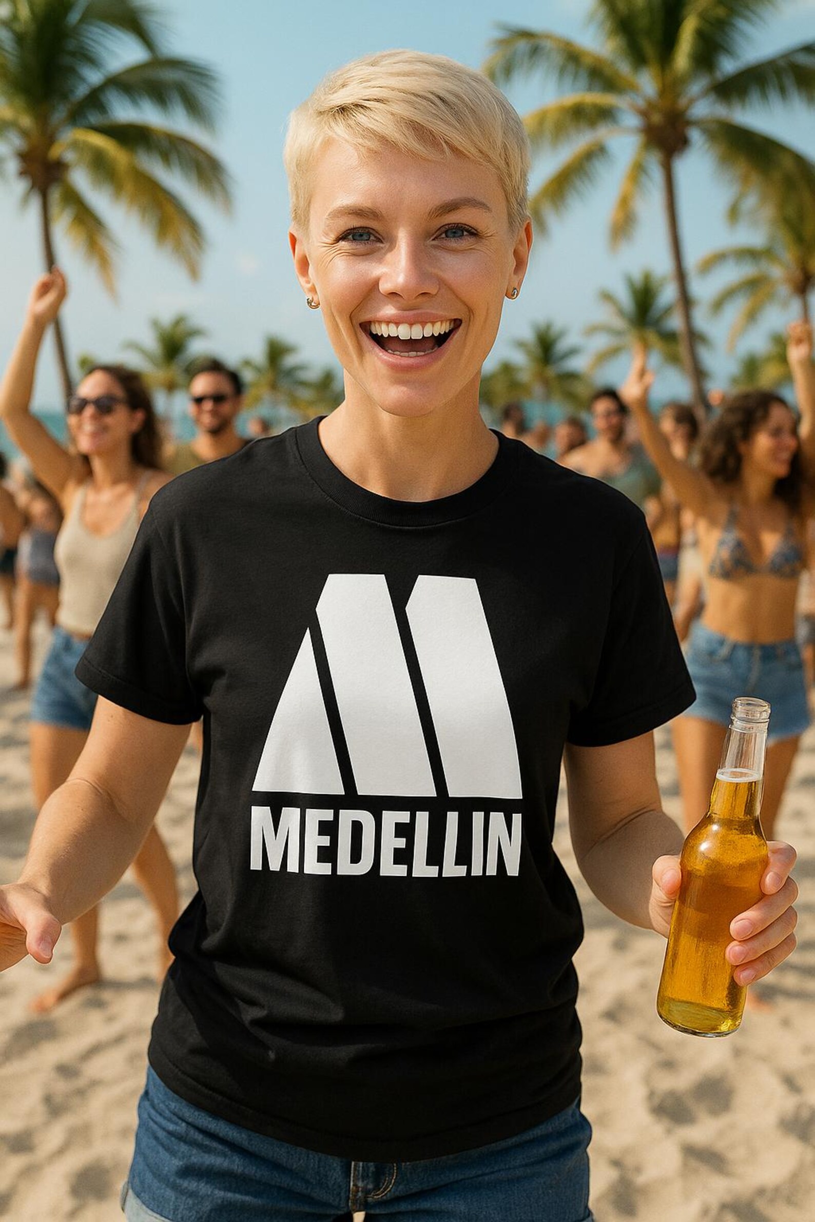 Medellin Town - City Inspired T-shirt – Retro Colombian Graphic Tee ...