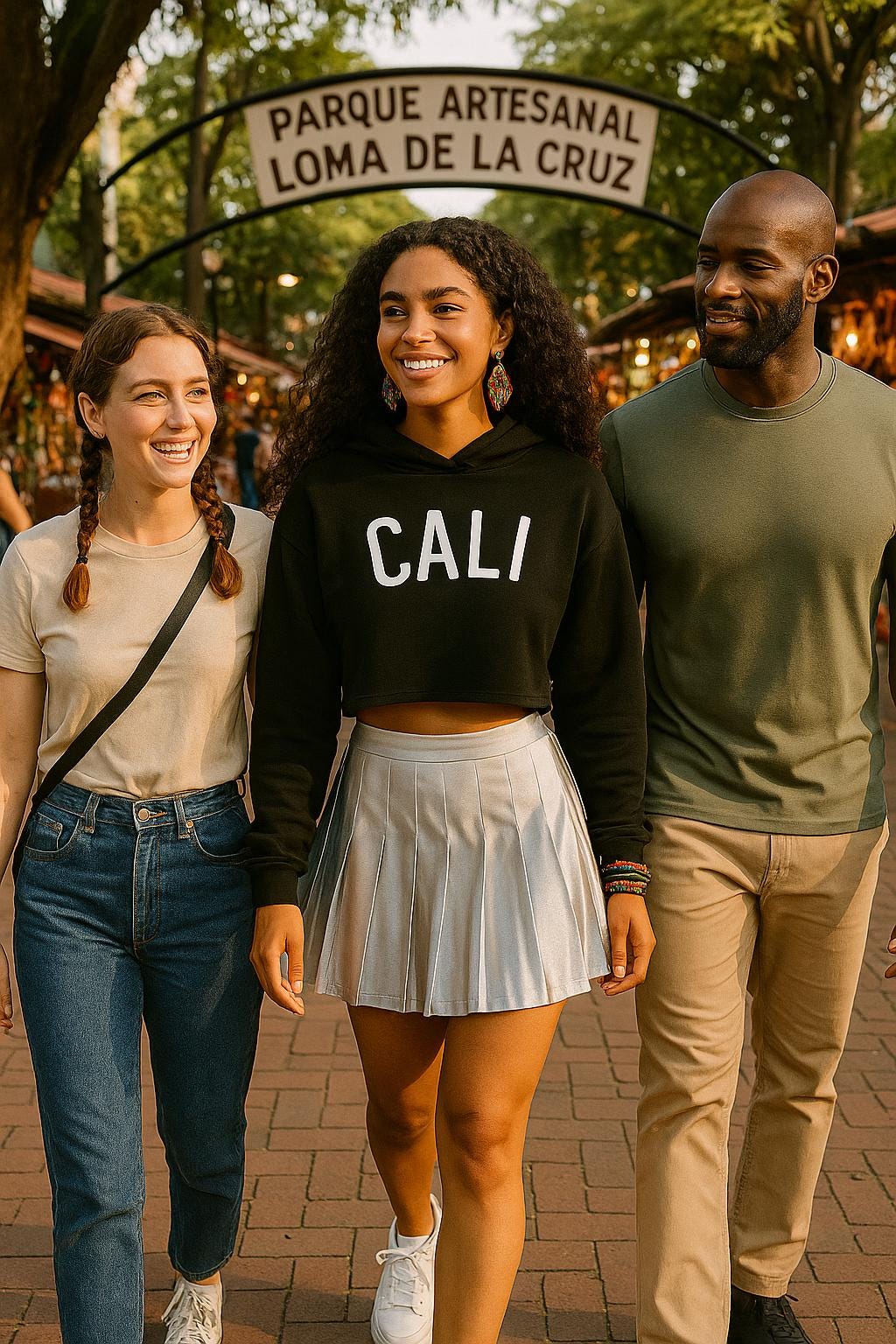 CALI Cropped Hoodie – Black Minimalist Women’s Streetwear | Colombian ...