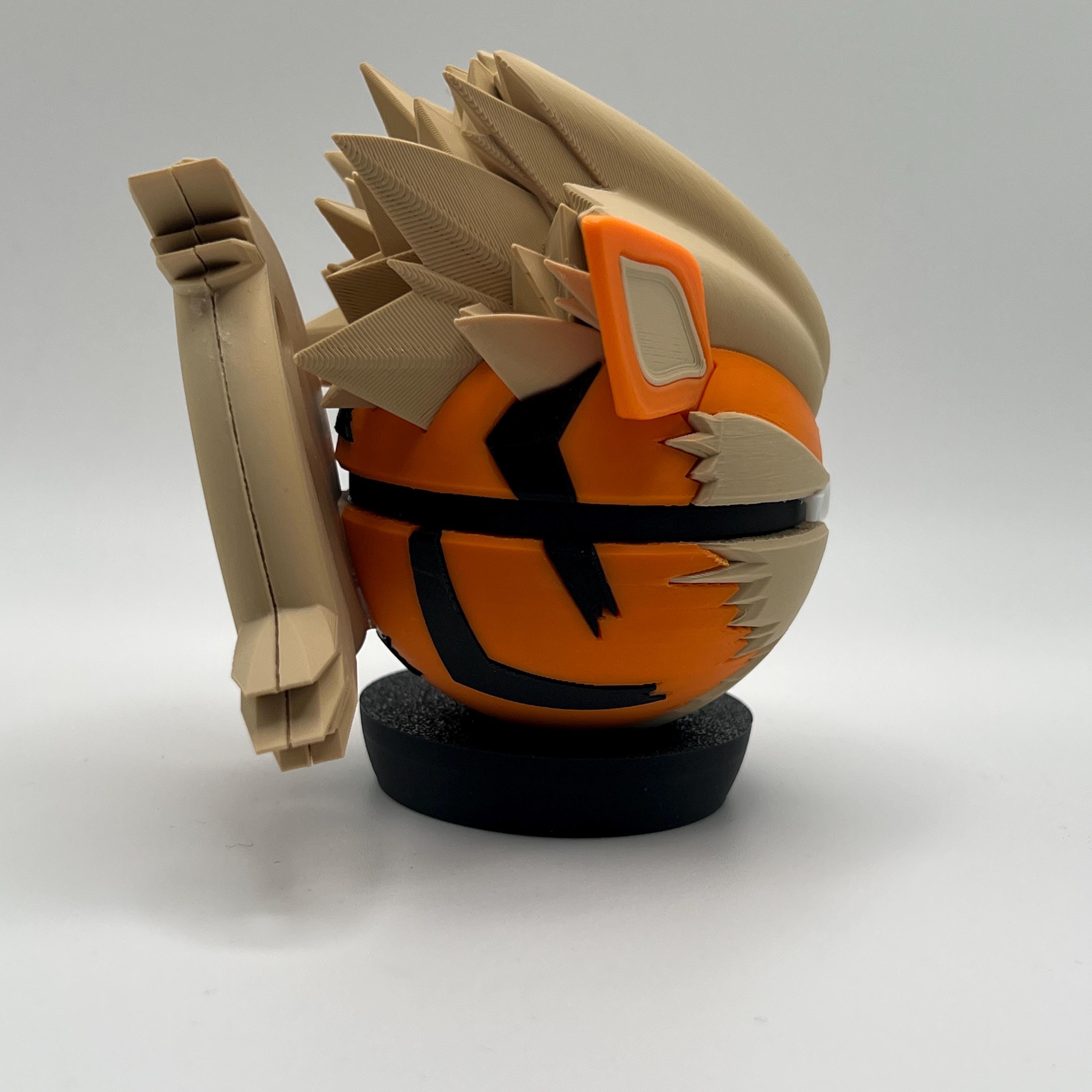 Arcanine Ball | 3D Printed Display Pokemon Pokeballs From N3D | + FREE ...