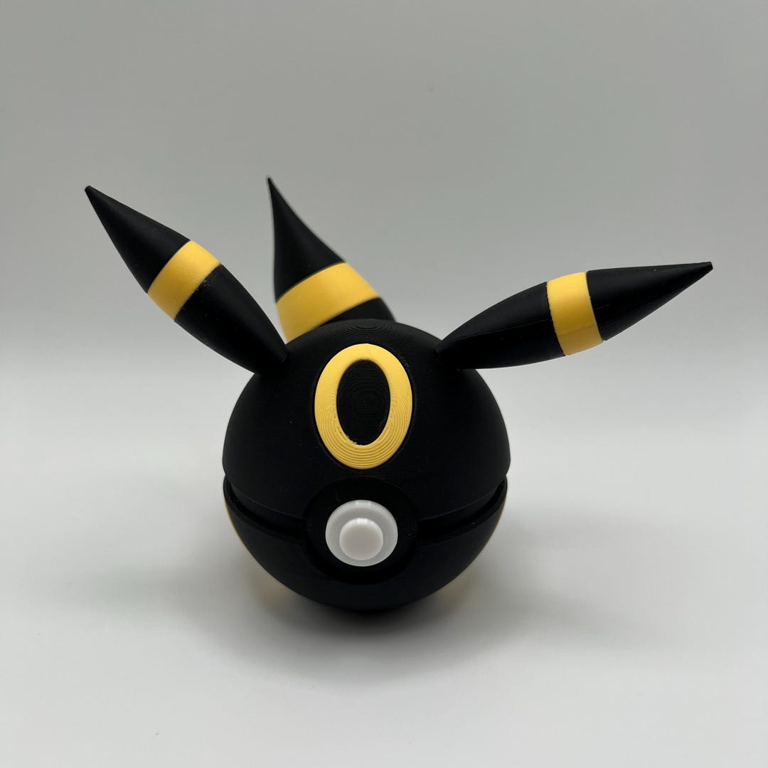 Umbreon Ball | 3D Printed Display Pokemon Pokeballs From N3D | + FREE ...
