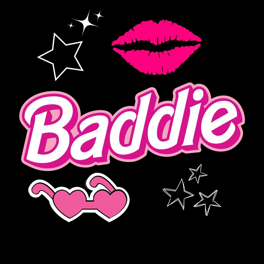 Baddie Laptop Sticker - Etsy