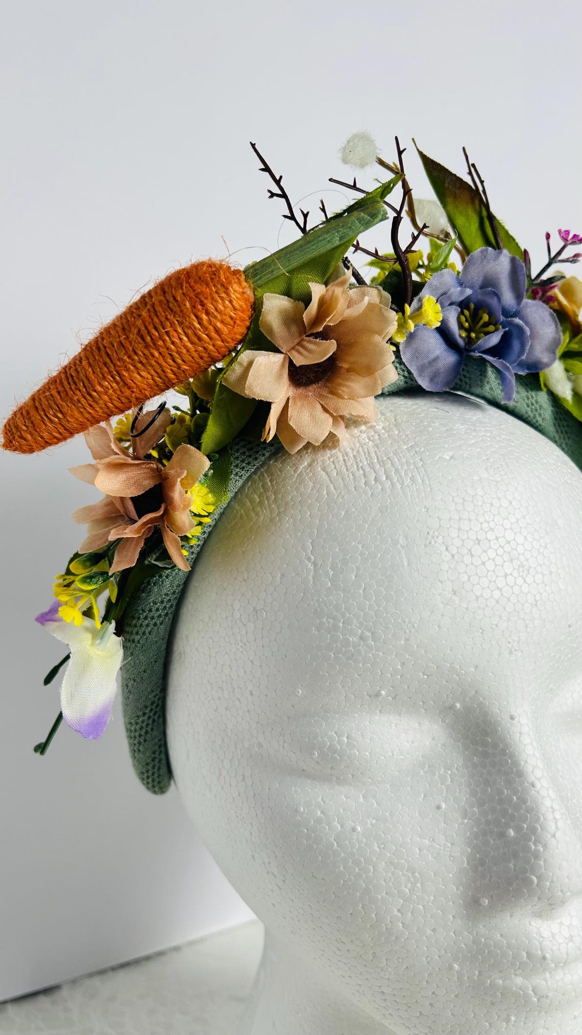 Easter Flower Crown – Rustic Spring Headpiece With Wildflowers ...