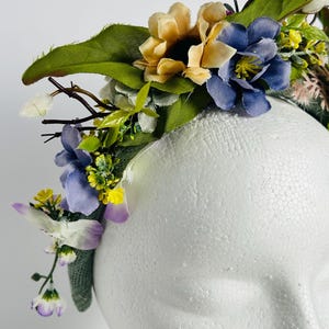 Easter Flower Crown – Rustic Spring Headpiece With Wildflowers ...