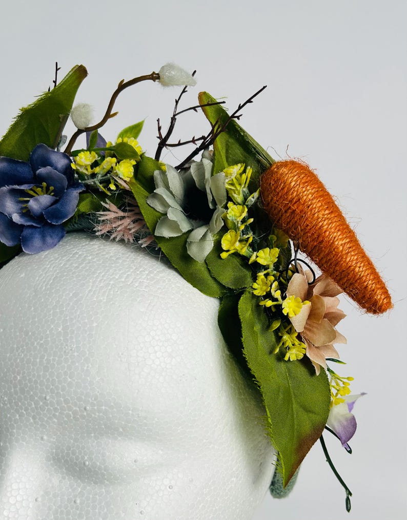 Easter Flower Crown – Rustic Spring Headpiece With Wildflowers ...