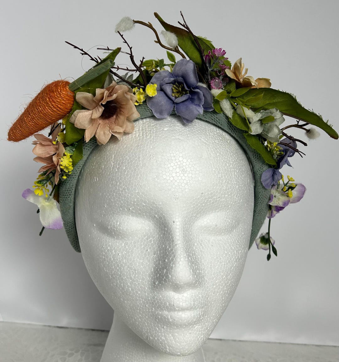 Easter Flower Crown – Rustic Spring Headpiece With Wildflowers ...
