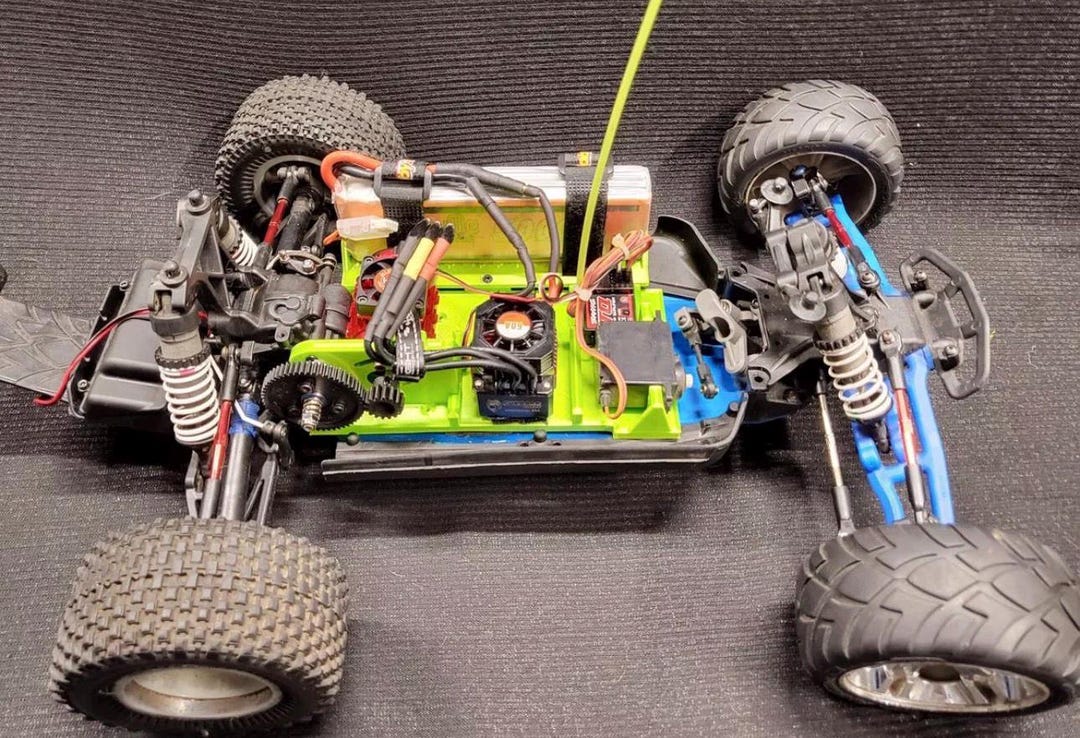 Redline RC Custom Nitro to Electric Conversion Mounts for Traxxas Jato ...