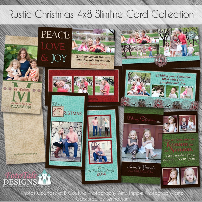 Rustic Holiday Cards - Etsy
