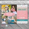 INSTANT DOWNLOAD - Aztec Summer Marketing Board 1- Custom 5x7 Photo Template - Etsy