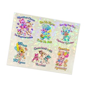 Cute Retro Anarchist Sticker Sheet Antifa Radical Left Communist ...