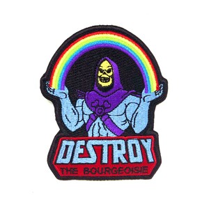 Destroy the Bourgeoisie Skeletor Patch Communist Patch Socialist Patch ...