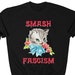 Cute Kitty Smash Fascism Sweatshirt Antifa Sweatshirt - Etsy