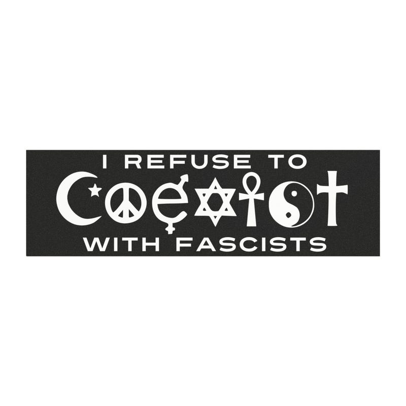 Coexist Sticker - Etsy