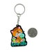 Cute Kitty Eat the Rich Keychain Retro Vintage Cat Keychain Socialist ...