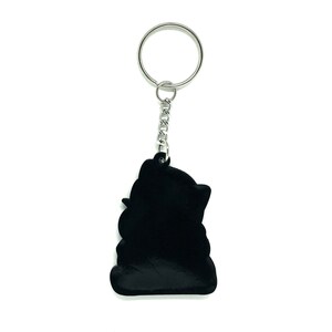 Cute Kitty Eat the Rich Keychain - Retro Vintage Cat Keychain ...