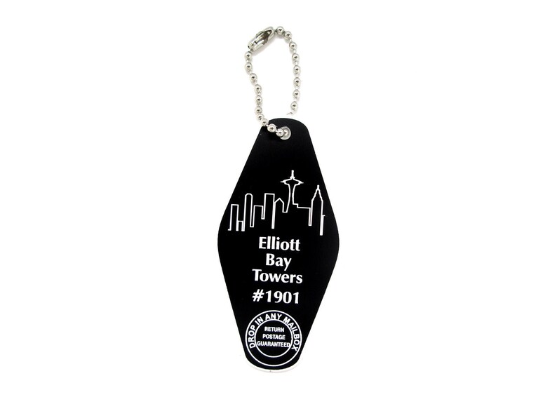 Elliott Bay Towers Frasier Keychain Vintage Hotel Keychain - Etsy