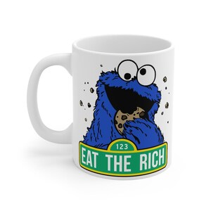 Eat the Rich Mug Eat the Rich Coffee Cup Anti-capitalist Mug Socialist ...