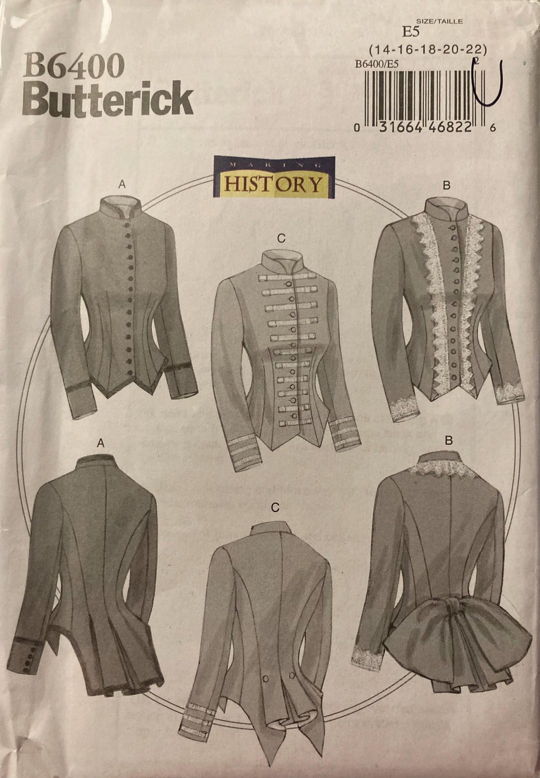 Sewing Pattern Gibson Girl Blouse 1900s Fashion Edwardian Costume ...