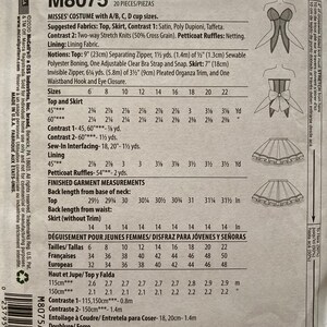 Yaya Han Costume Sewing Pattern Cosplay Dress Bustier Short Puffed ...