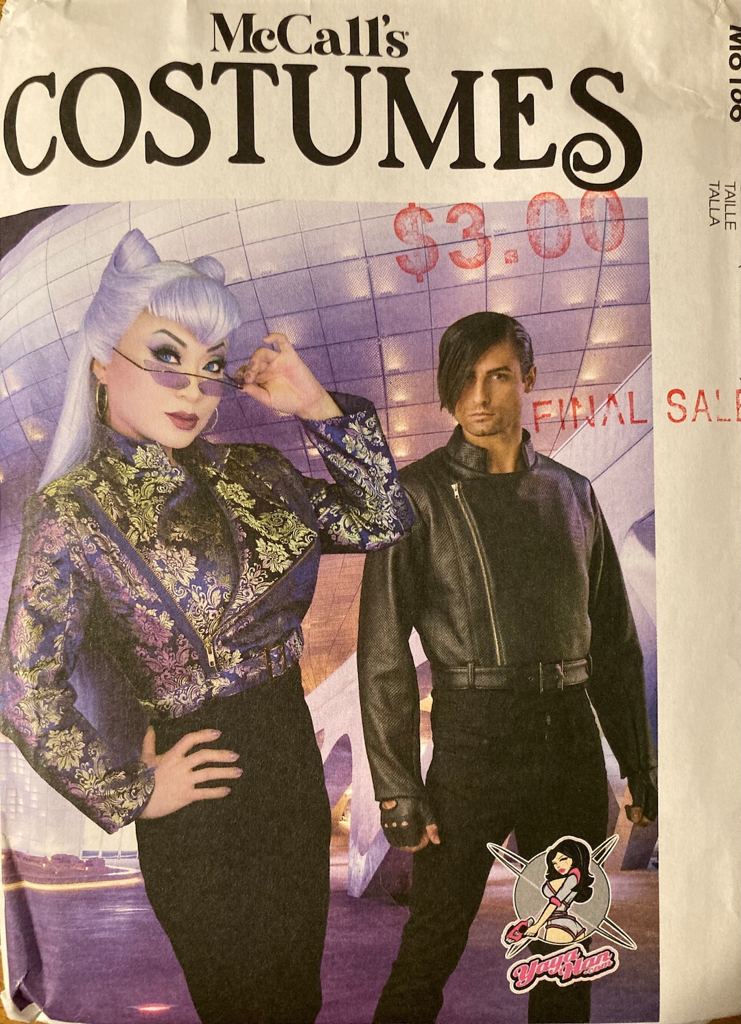 Costume Sewing Pattern Unisex Yaya Han Cosplay Costumes Moto Jacket ...