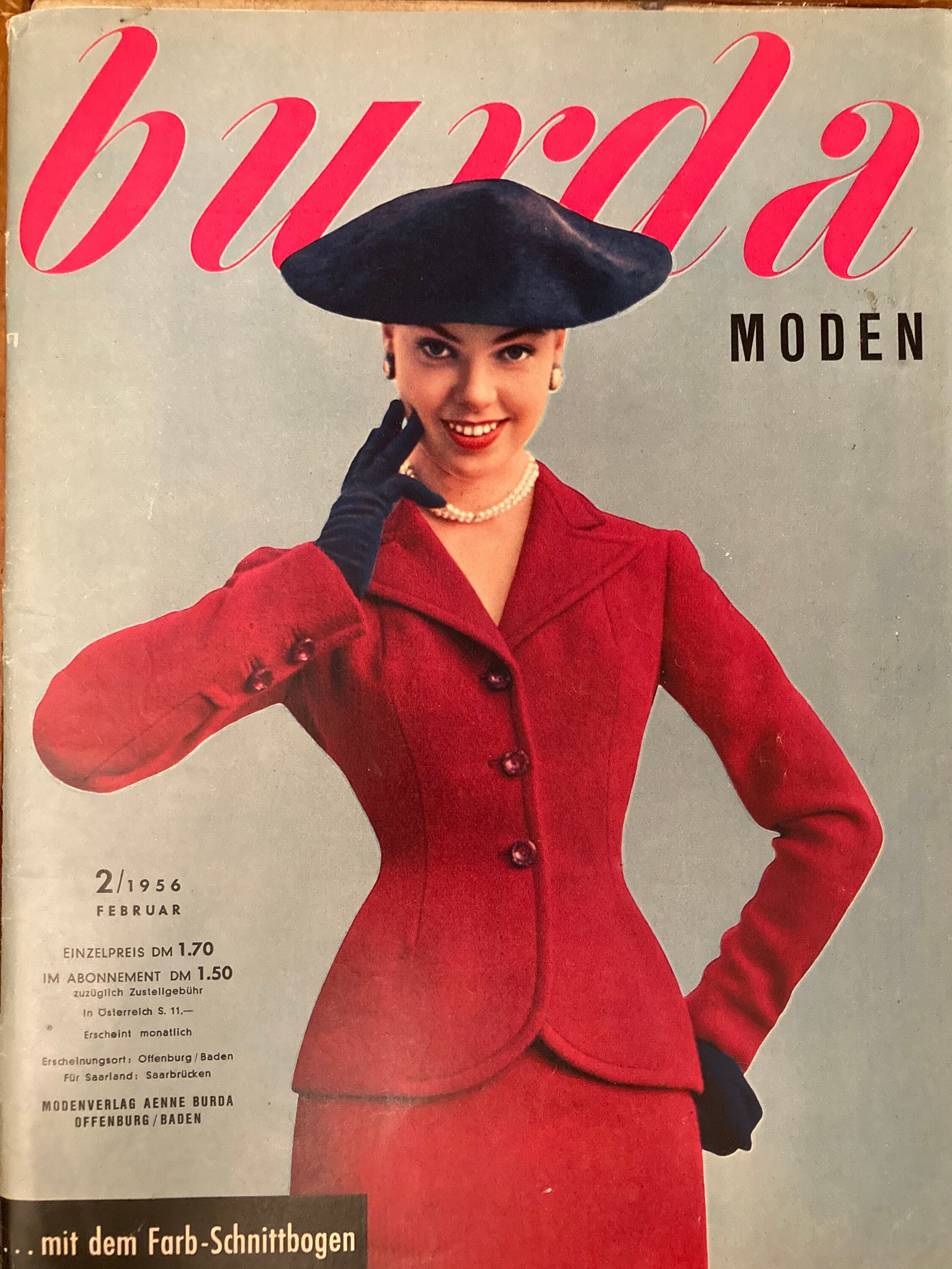 Kits & How To Burda Moden Fashion Magazine Vintage Sewing Pattern 70s February 2 1972 Sewing ...