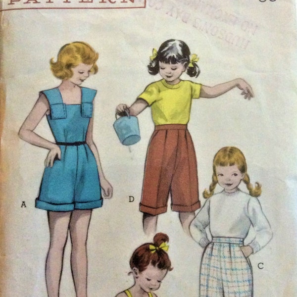 50s Playsuit Pattern - Etsy