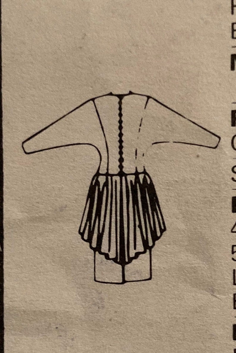 Vintage 1986 Sewing Pattern Classic 80's Eclectic Ltd - Etsy