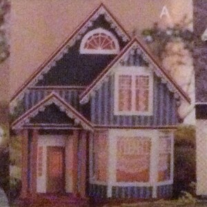 Vintage Vogue Sewing Pattern 7376 Miniature Victorian Village Houses ...