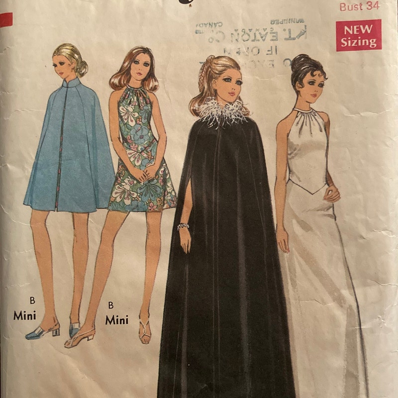 1960s Cape Pattern - Etsy