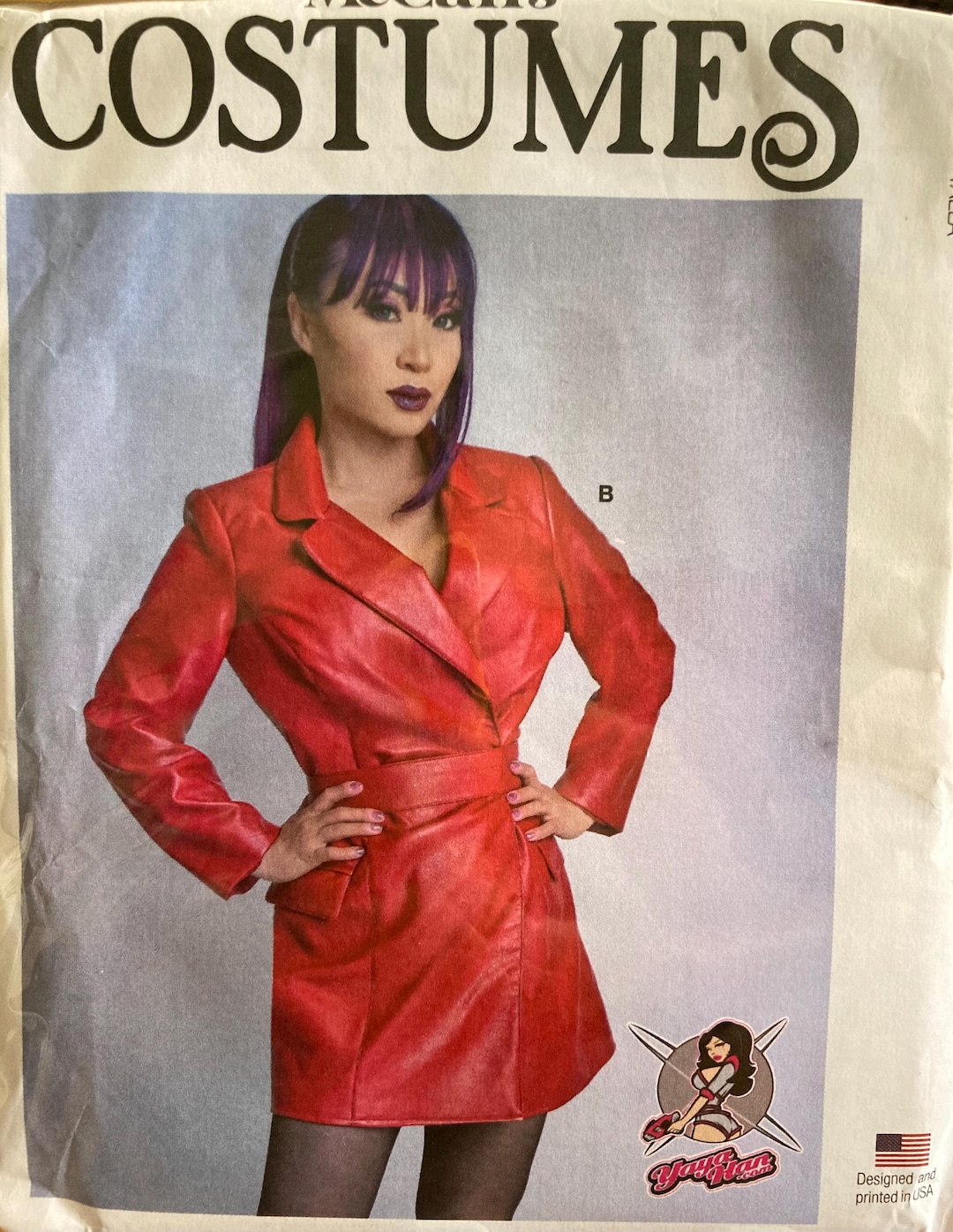Costume Sewing Pattern Yaya Han Costumes Misses Jacket Dress Size 6-14 ...