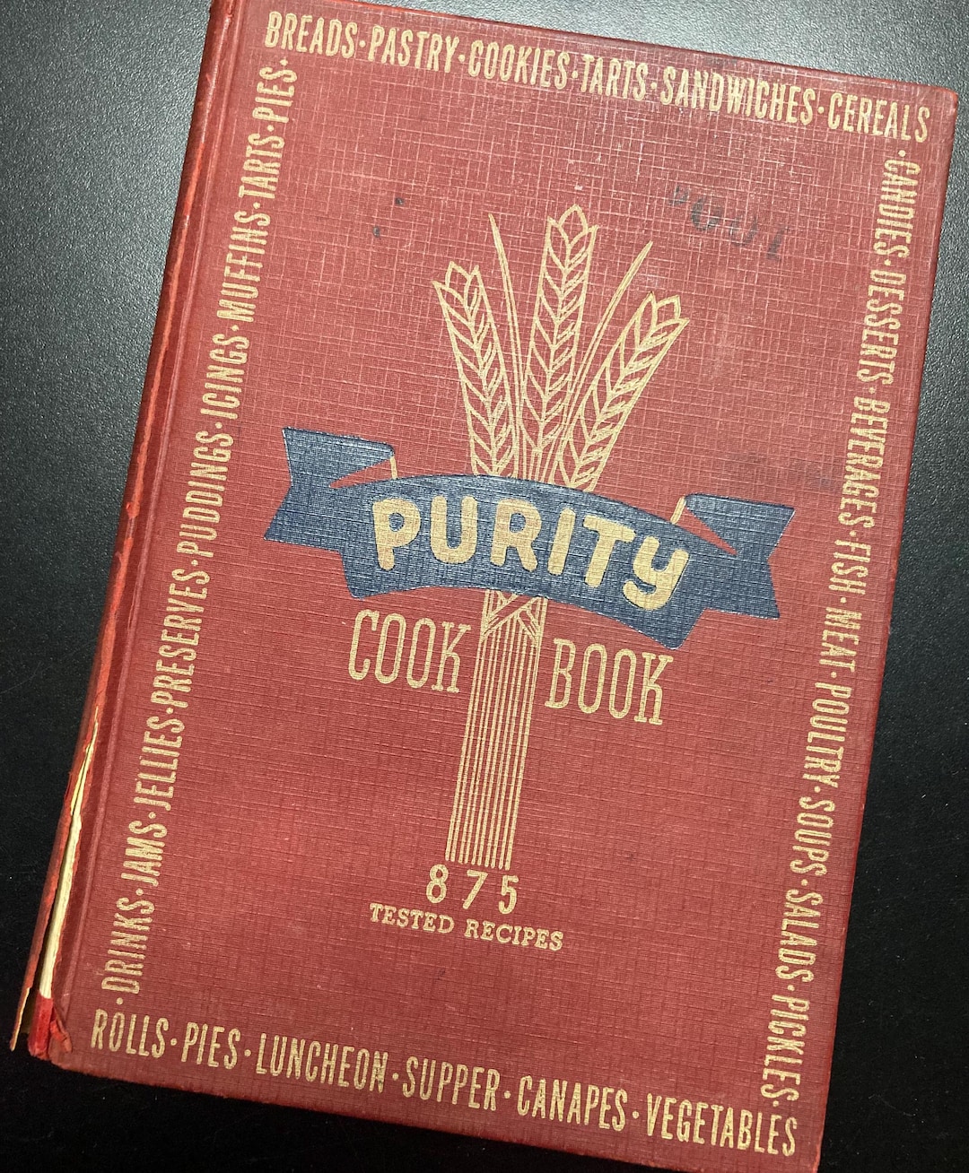 Vintage PURITY Cook Book Canadian Classic Antique Recipes 1945 Edition ...