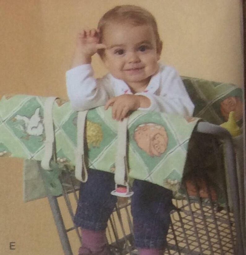 Sewing Pattern Grocery Cart Covers Baby Accessories Appliqued | Etsy