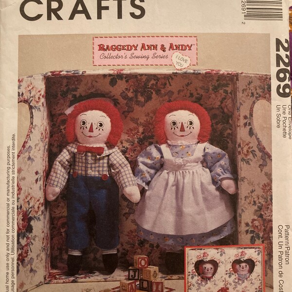 Raggedy Ann Doll Sewing Pattern - Etsy