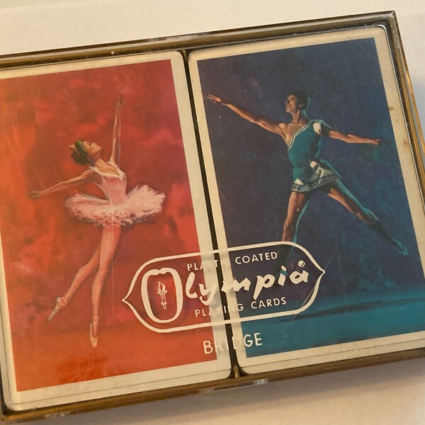 Vintage Ballerina Playing Cards - Etsy