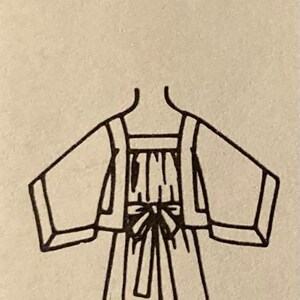 Vintage Sewing Pattern 1970s Dress or Top High Waist Square Neckline ...