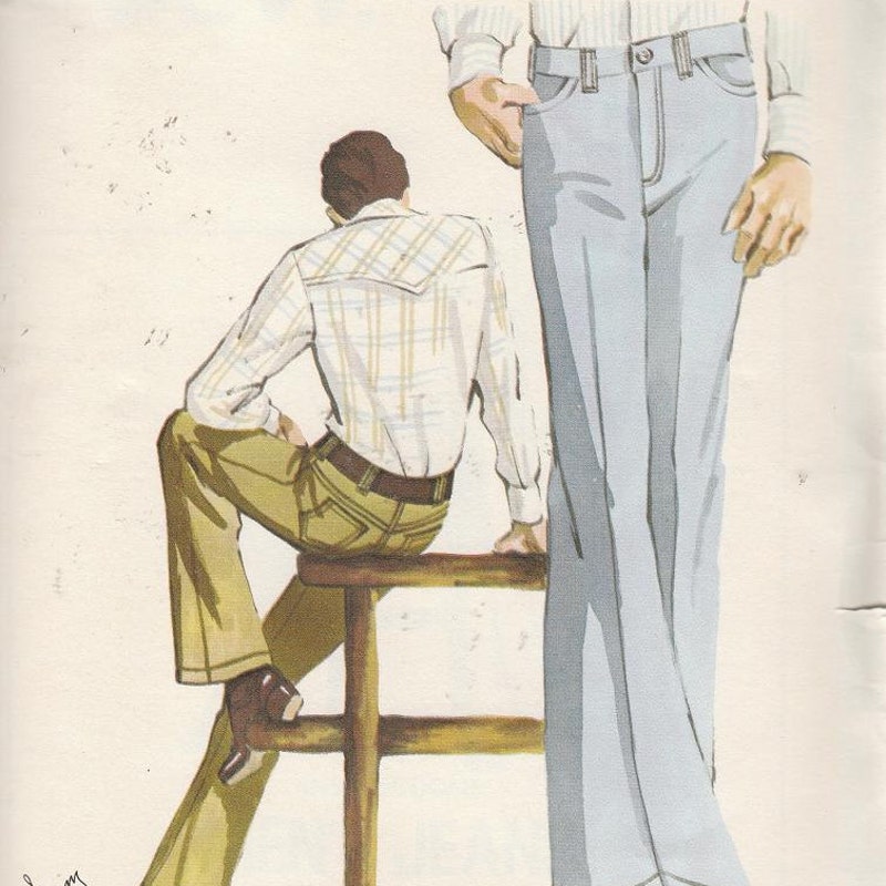 Mens Trouser Pattern - Etsy