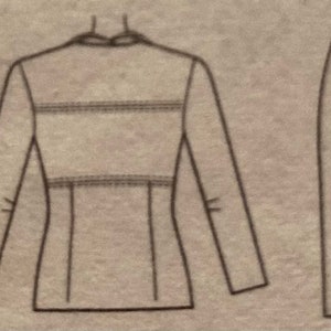 Vintage Sewing Pattern Reprint 1944 Semi Fitted Jacket & Skirt Retro ...