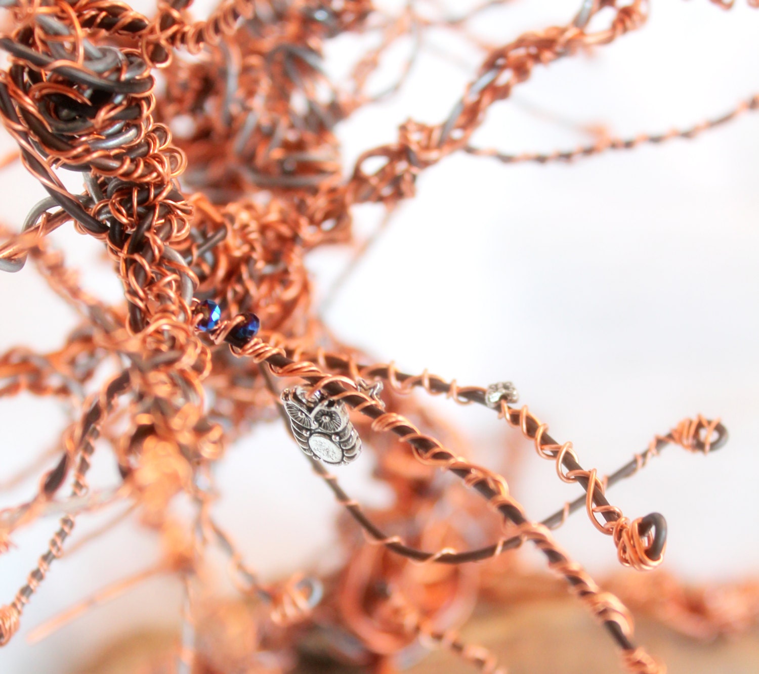 Jewelry Tree / Boutique Display / Wire Wrappted Tree Sculpture / Whymsy ...