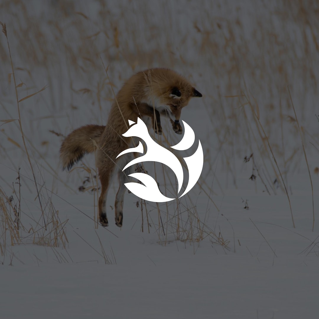 Exclusive Jumping Fox Logo | Vector SVG File | Madelogo.com - Etsy