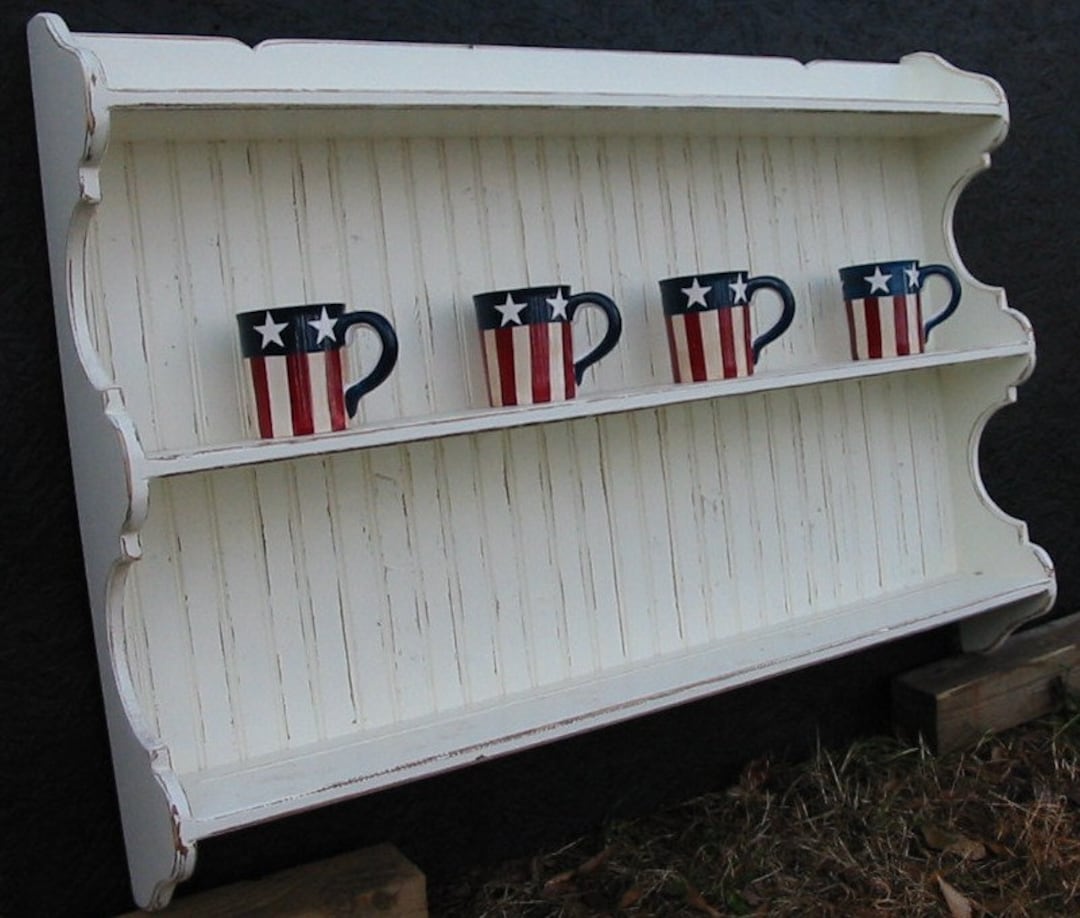 XL Pottery Shelf , Plate Shelf , Wall Shelf 24 28 32 36 40 45 Wide - Etsy